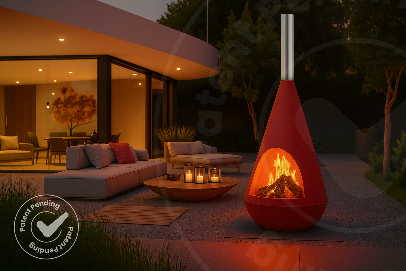 Moderna Chiminea – Valyrian Designs