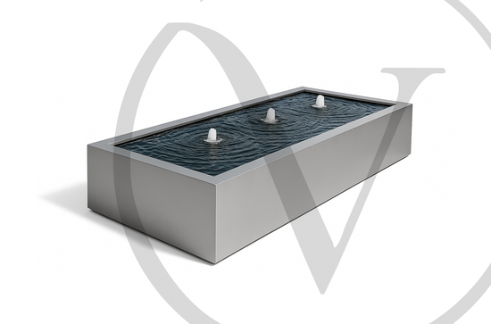 Reflection Pool Fountain | Modern Backyard Look – Valyrian Designs